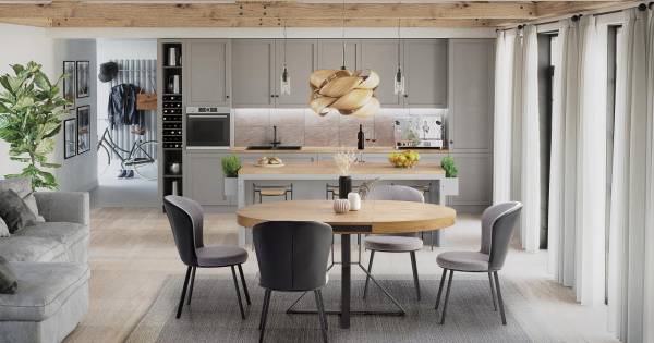 Разтегателна трапезна маса Mercy - Топ Цени | Мебели Онлайн Orhideamebel.com